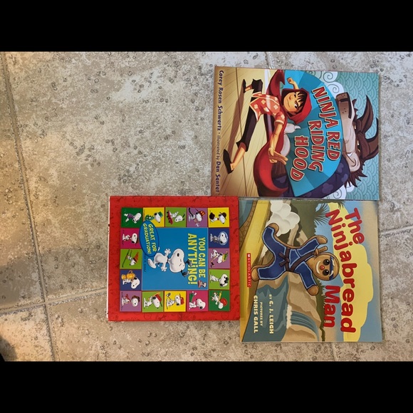 Peanuts | Other | Lot Of Peanuts Ninja Childrens Books | Poshmark